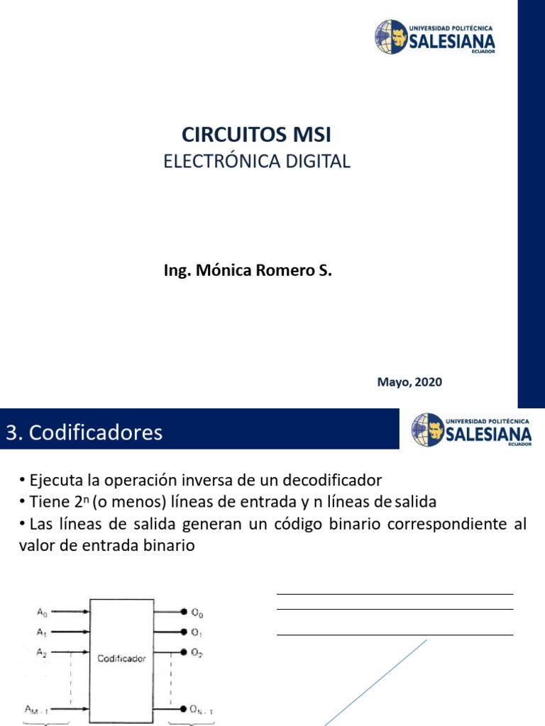 Codificador - Multiplexor | PDF | Decimal codificado en binario | Ingeniería Electrónica