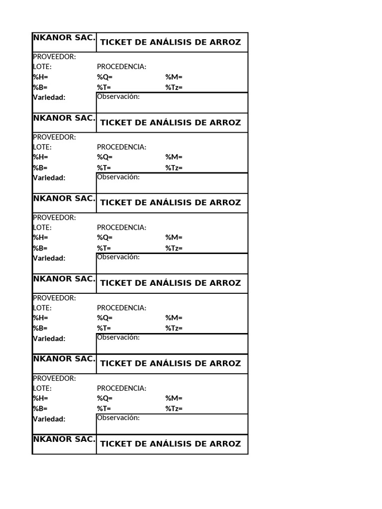 Formato de Calidad | PDF