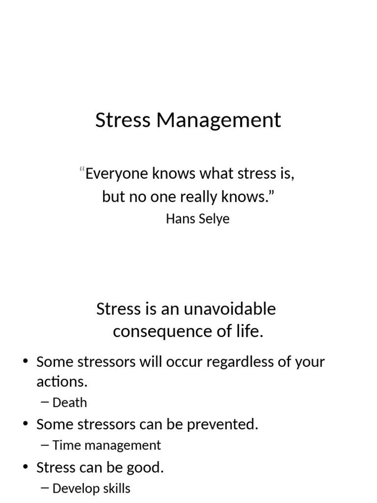 Effective Stress Management Techniques | PDF | Stress (Biology) | Laughter