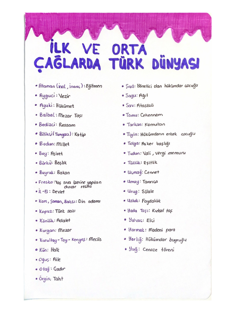 1-Ilk Ve Orta Çağlarda Türk Dünyasi | PDF