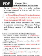 Freshman Geography Lecture 3 | PDF | Plateau | Ethiopia