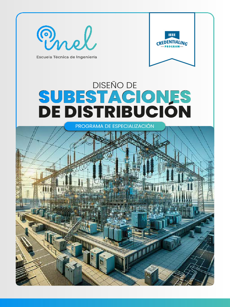 BROCHURE-PE-Diseño de Subestaciones de Distribución | PDF | Transformador | Ingenieria Eléctrica