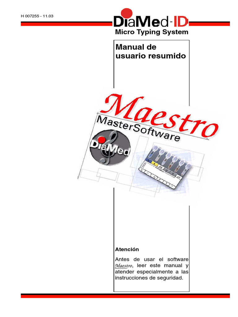 26. Manual de Usuario Resumido Maestro MasterSoftware DiaMed-ID | PDF ...