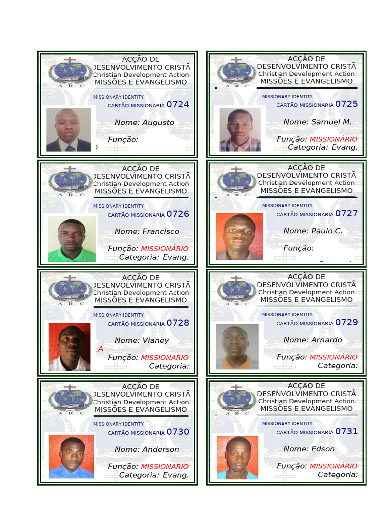 CARTÃO DE IDENTIDADE 2015-EGAS | PDF | Teologia sistemática | Controvérsias religiosas