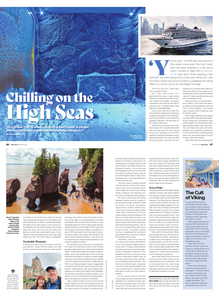 Chilling On The High Seas | PDF