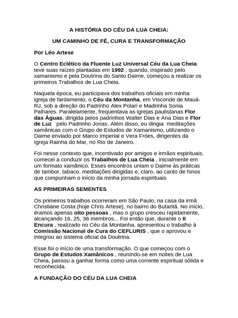 A História Do Céu Da Lua Cheia | PDF | Amor | Lua