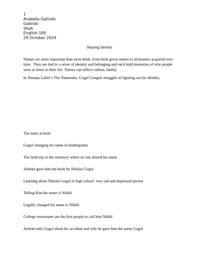 Shaping Identity | PDF