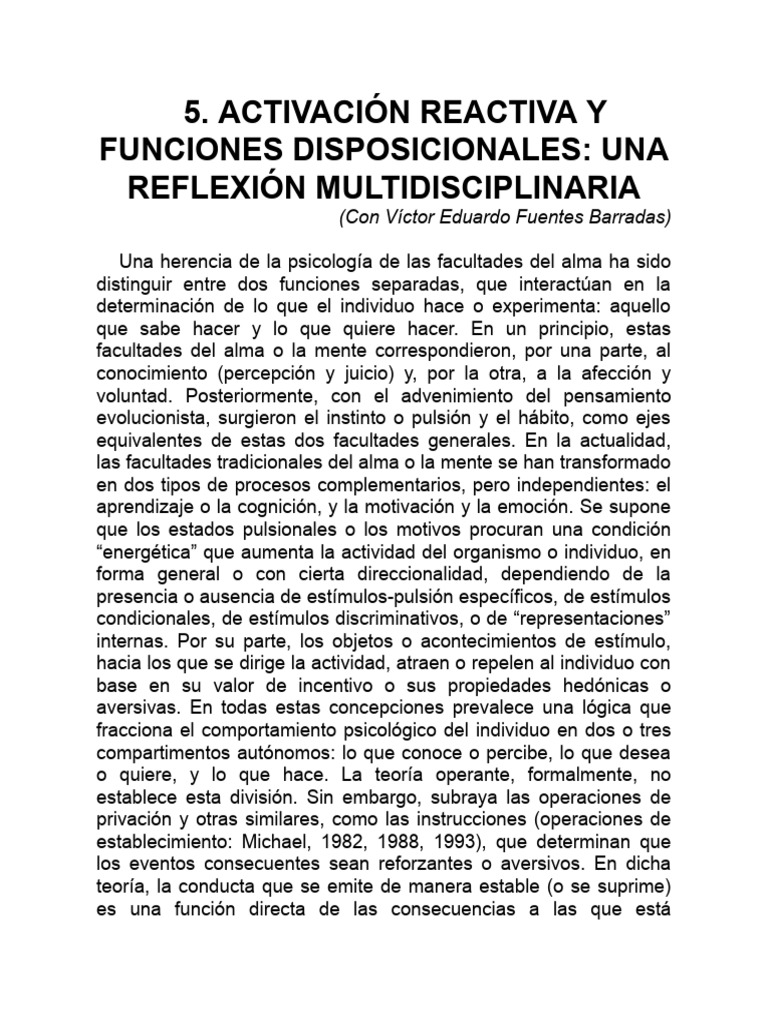 Emilio Ribes - Teoría de La Psicología - corolarios-Co-Presencias ...