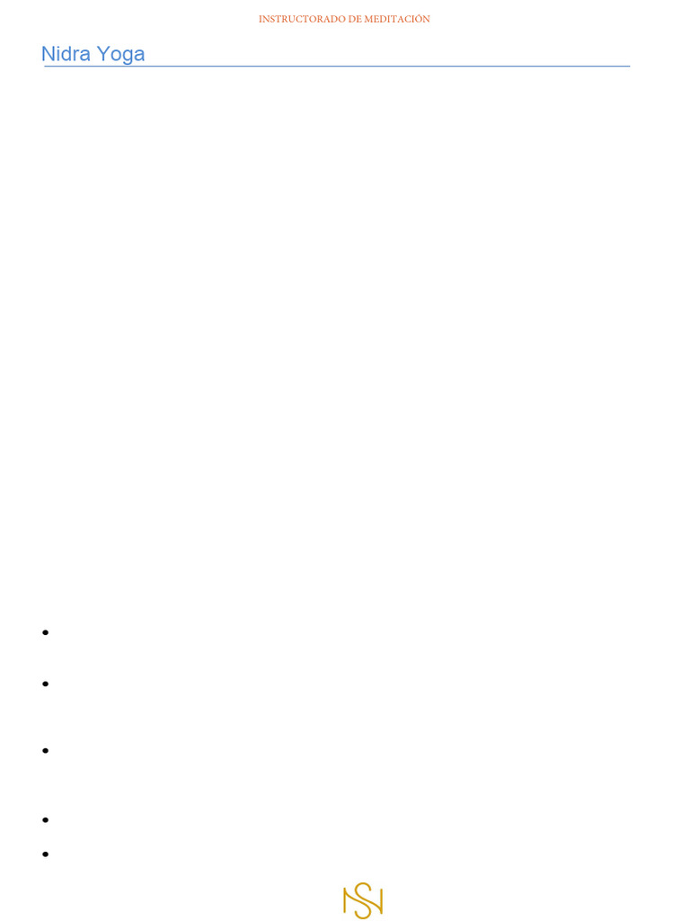 Nidra Yoga | PDF | Respiración | Mente