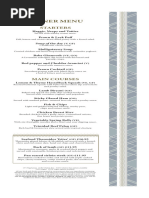 3 Course Dinner Menu | PDF