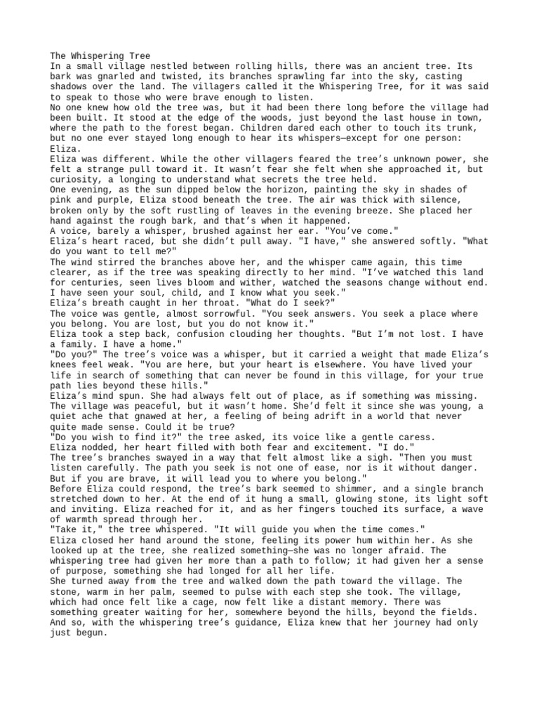 The Whispering Tree | PDF