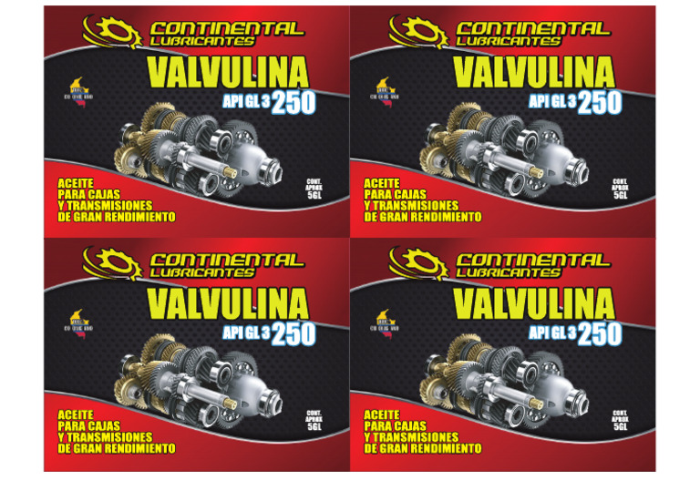 Valvulina 250 | PDF