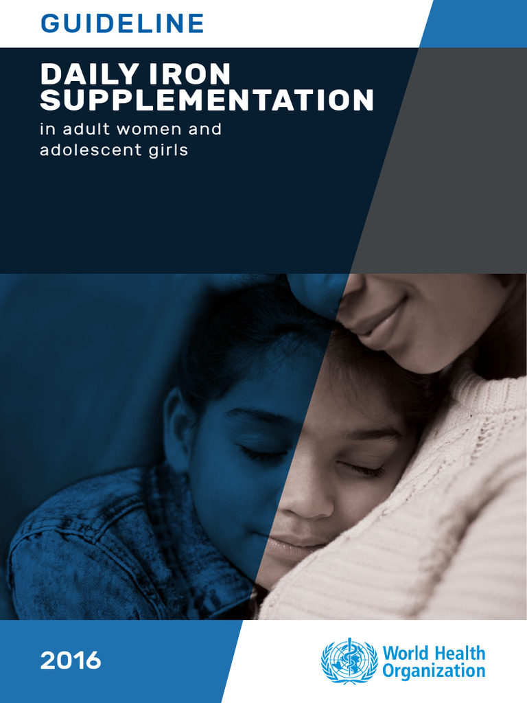 Daily Iron Supplementation Guidelines for Women | PDF | Dietary ...