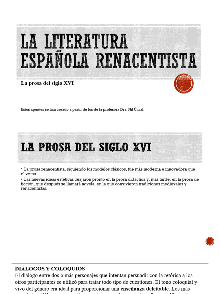 9-La Prosa Renacentista 1 | PDF | Misticismo | Ascetismo