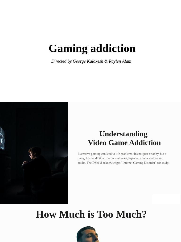 Understanding Video Game Addiction | PDF