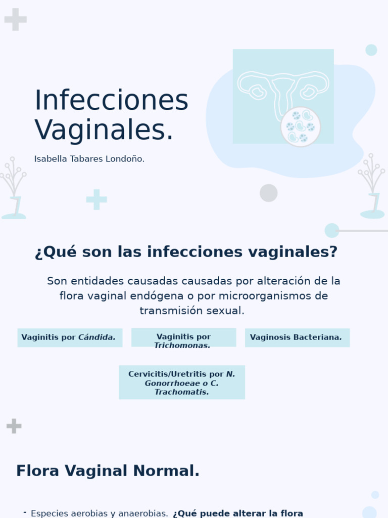 Infecciones Vaginales: Tipos y Tratamiento | PDF | Especialidades ...