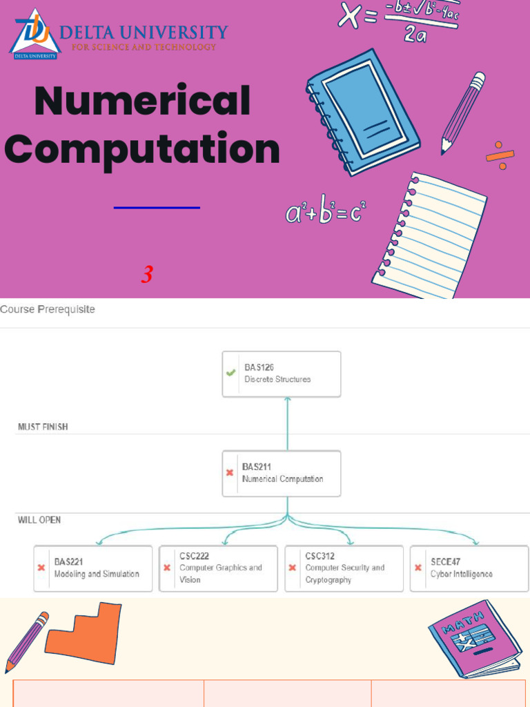 Numerical Computation - Lec - 1 PDF | PDF | Numerical Analysis | Matlab