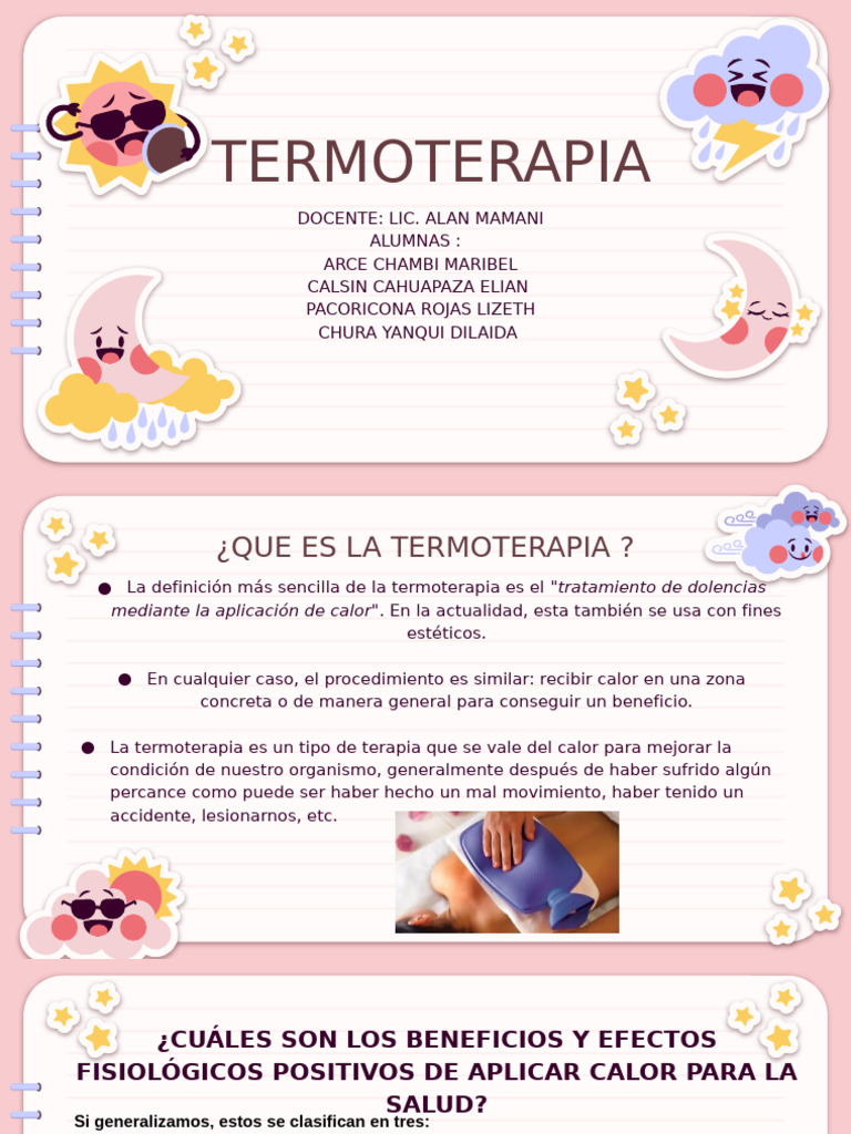 Beneficios y Métodos de Termoterapia | PDF | Convección ...