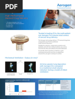 Aerogen Solo Quick Reference Guide | PDF | Clinical Medicine | Respiration