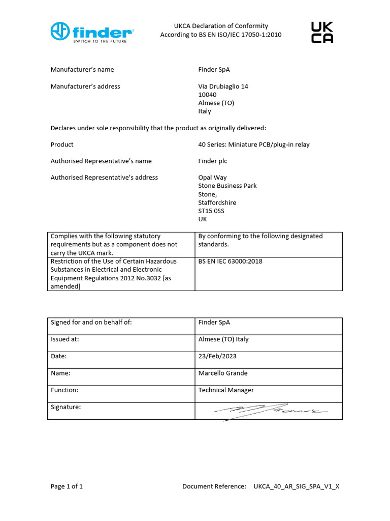 UKCA 40 Issue1 | PDF