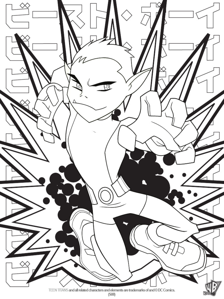 Printables Beast-Boy 01 | PDF