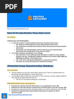 A Level Politics Essay Structure Guide | PDF | Essays | Elections