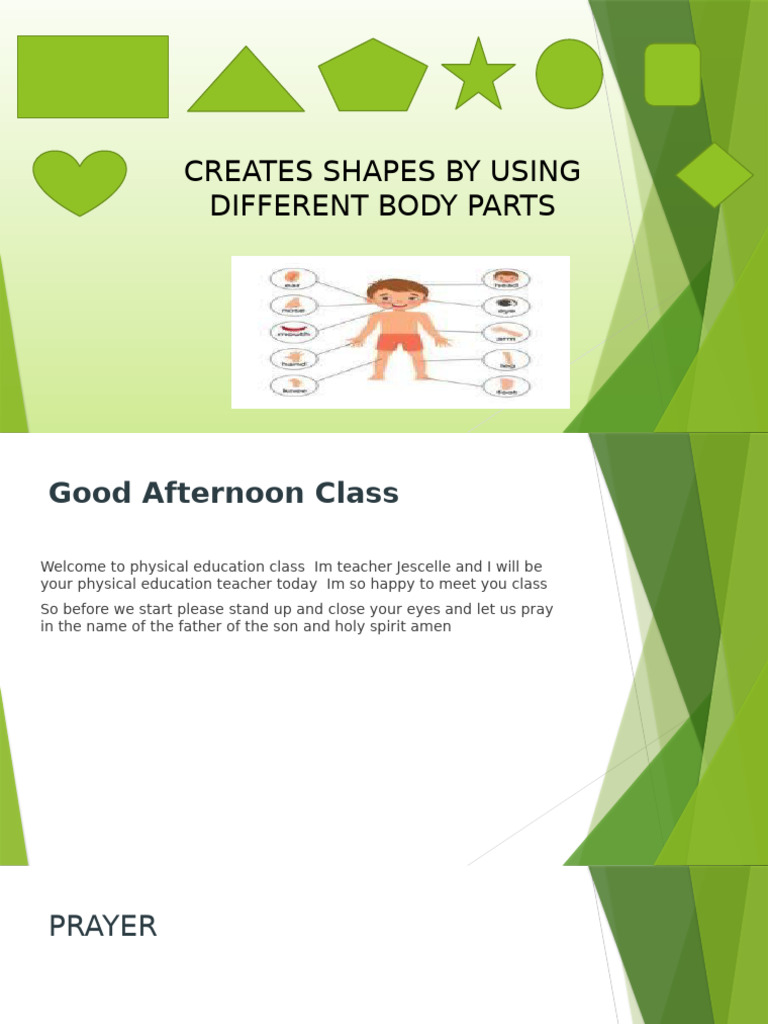 Creating Shapes with Body Movements | PDF