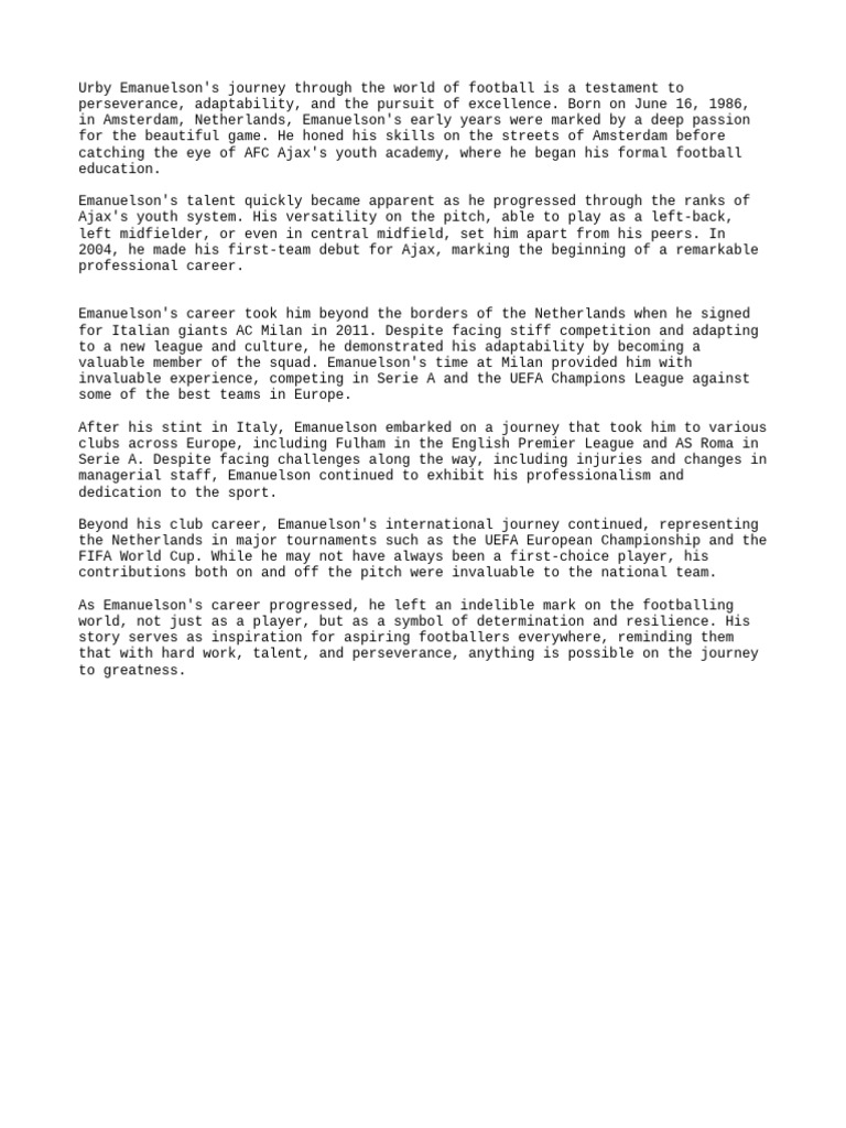 Emanuelson | PDF