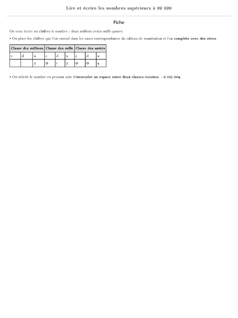 CM1 Maths | PDF