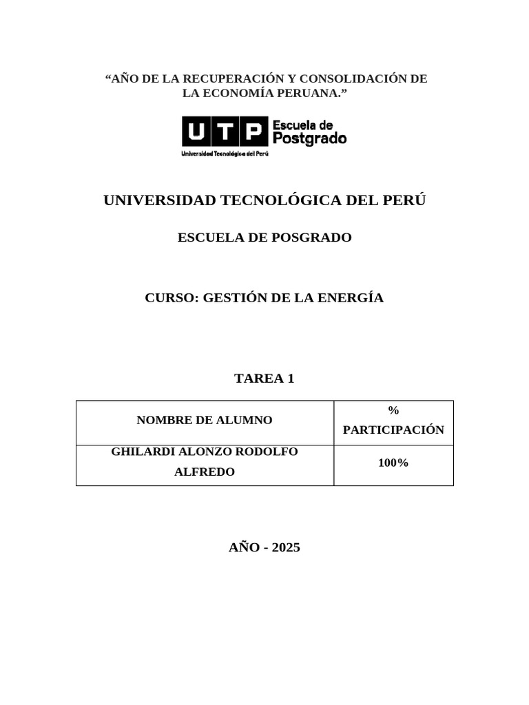 Utp - 2025 - Caratula | PDF