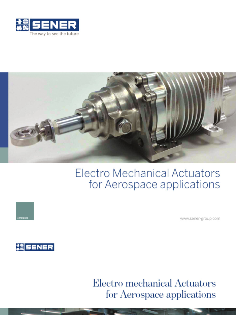 Electro Mechanical Actuators Aerospace Application | PDF | Actuator