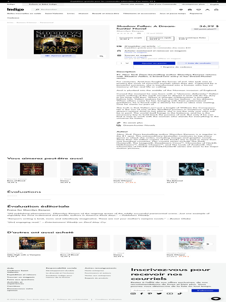 Shadow Fallen A Dream-Hunter Novel Indigo | PDF