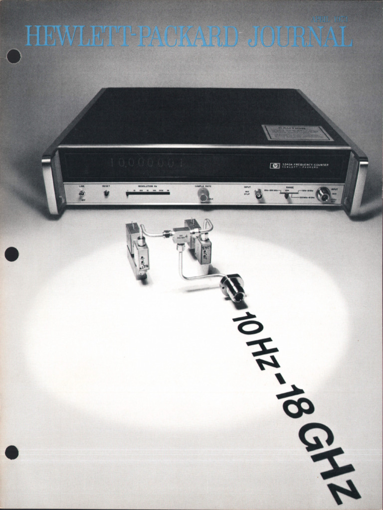 High-Performance HP 5340A Counter | PDF | Frequency Modulation ...