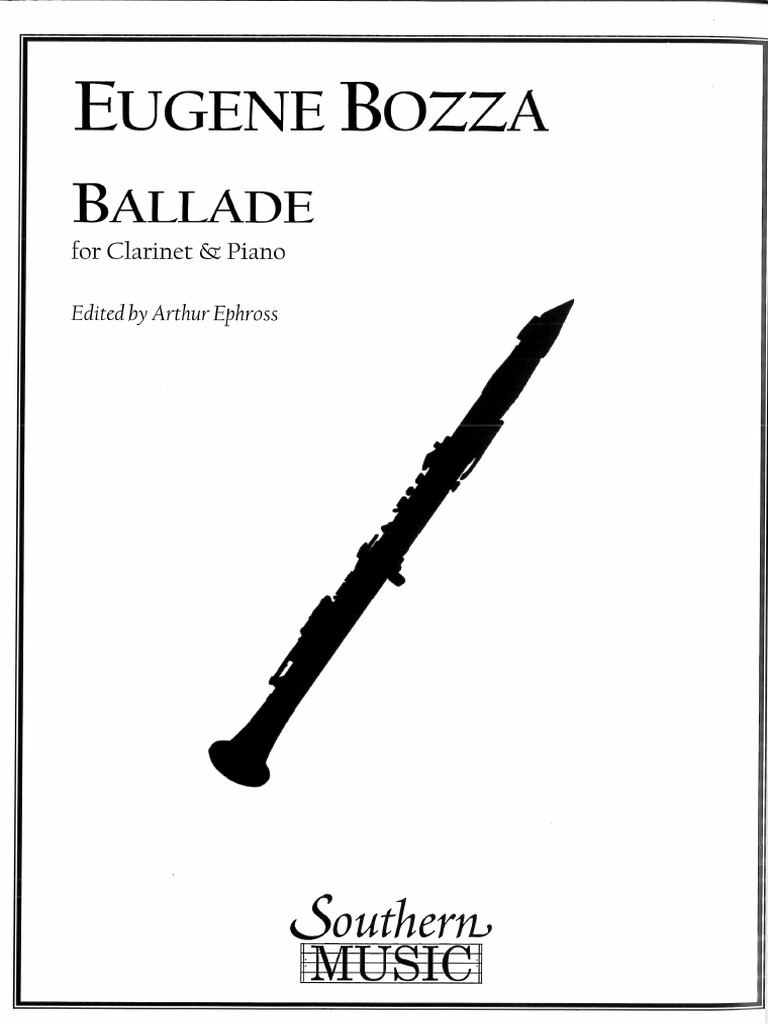 E.bozza Ballade | PDF