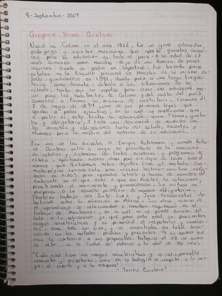 Gregorio Torres Quintero | PDF