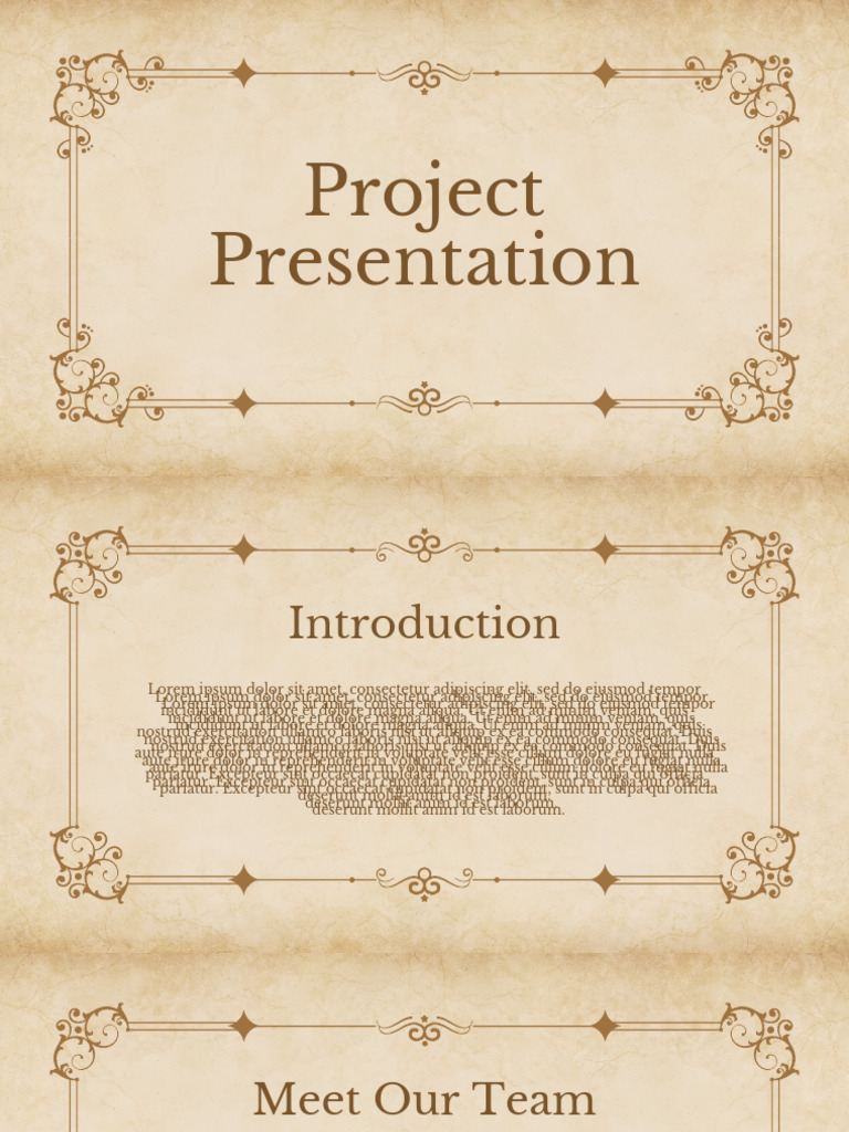 Brown Vintage Project Presentation - 20250328 - 202137 - 0000 | PDF