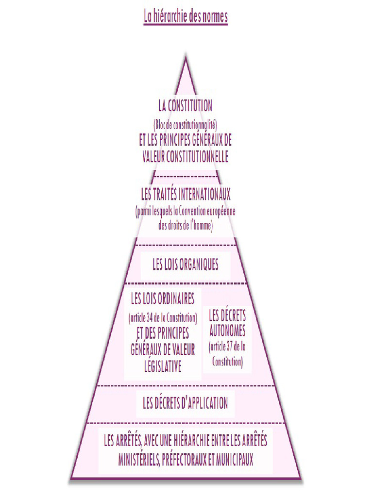 Hierarchie des normes | PDF