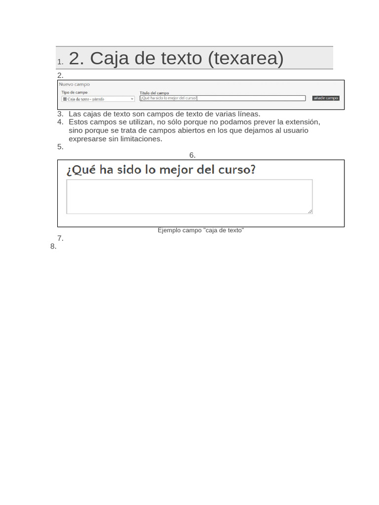 Caja de Texto | PDF