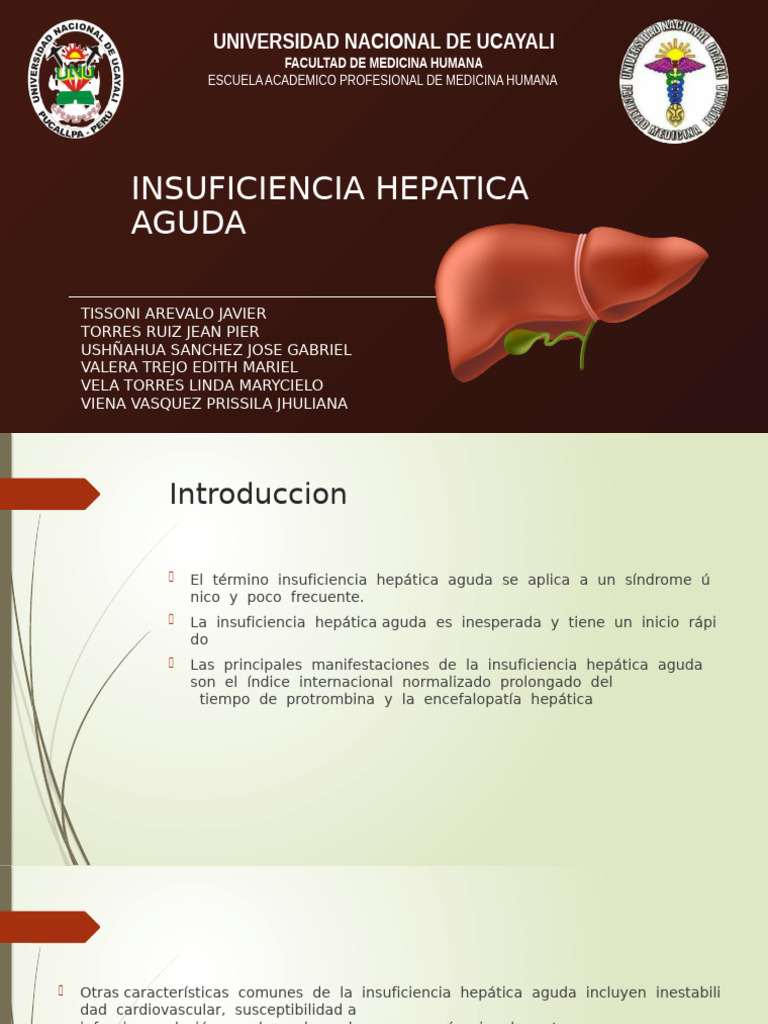 Insuficiencia Hepatica | PDF | Hepatitis | Cirrosis