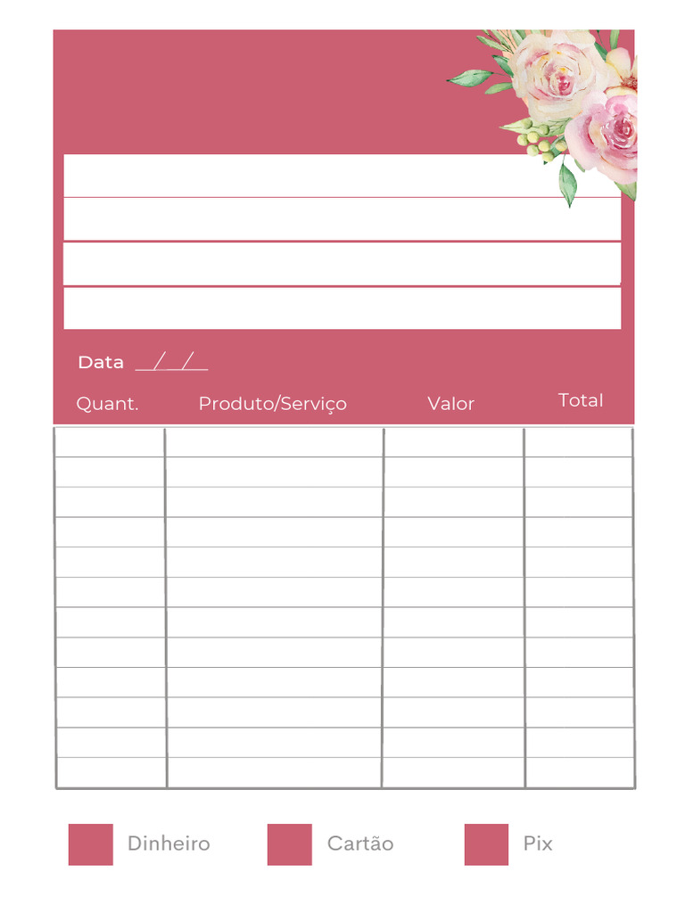 Tala_o de pedidos (sem logomarca) | PDF