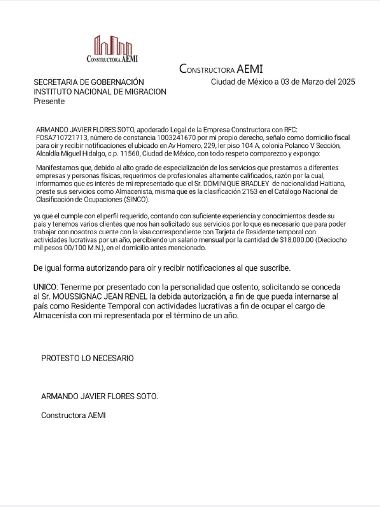 Carta AEMI | PDF