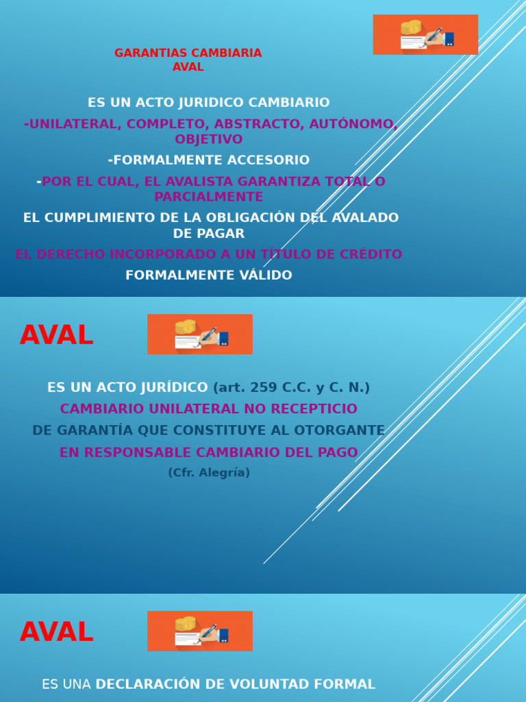 Aval Garantia Cambiaria | PDF | Pagaré