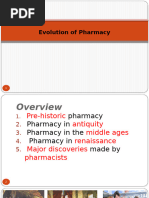 Timeline of Pharmacy History | PDF | Pharmacy | Medicine