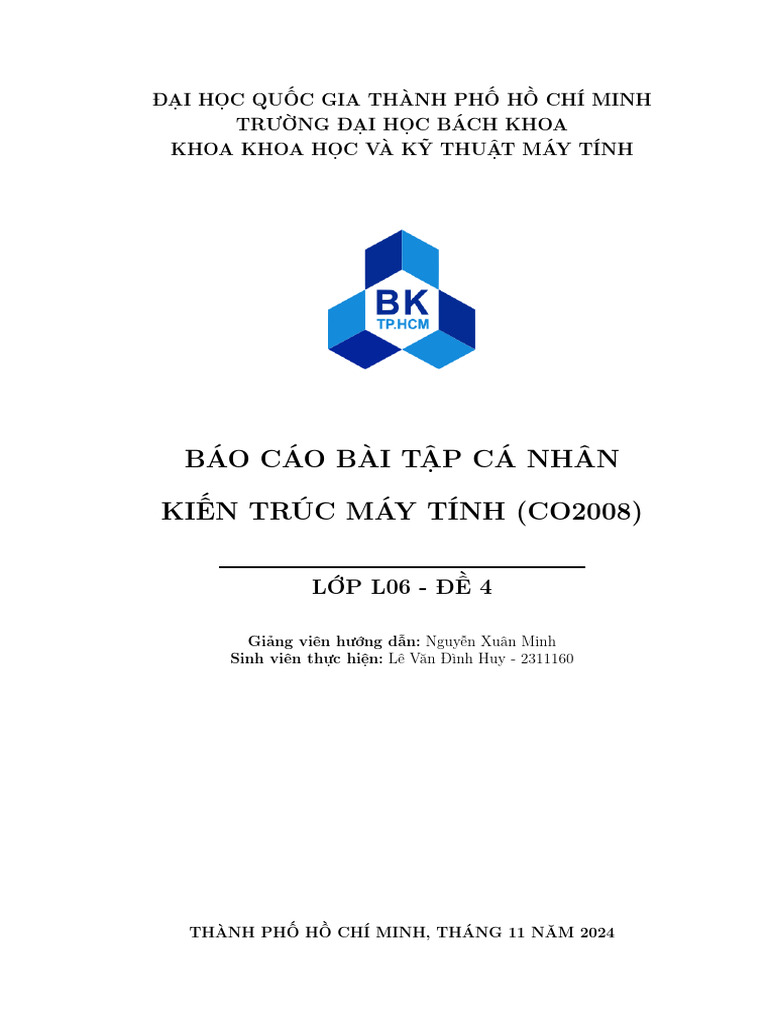 Report BTCN CO2008 | PDF
