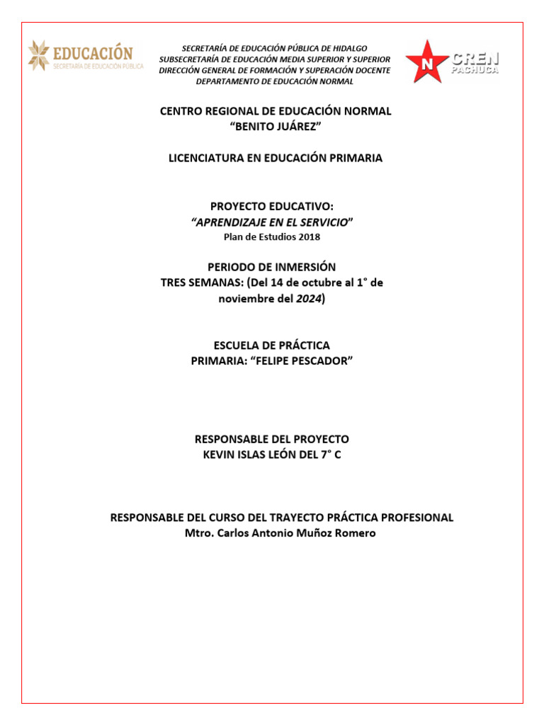 Proyecto Kevin 7mo | PDF | Evaluación | Rúbrica (Académica)