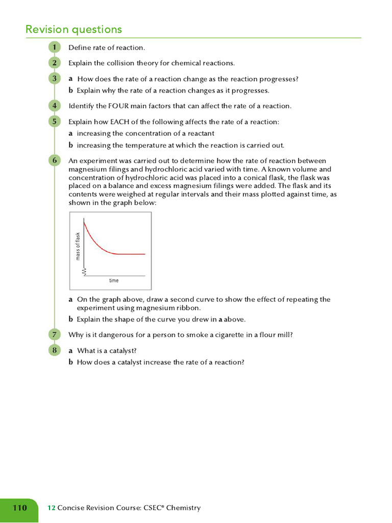 Collins Concise (Rates of Reactions) | PDF