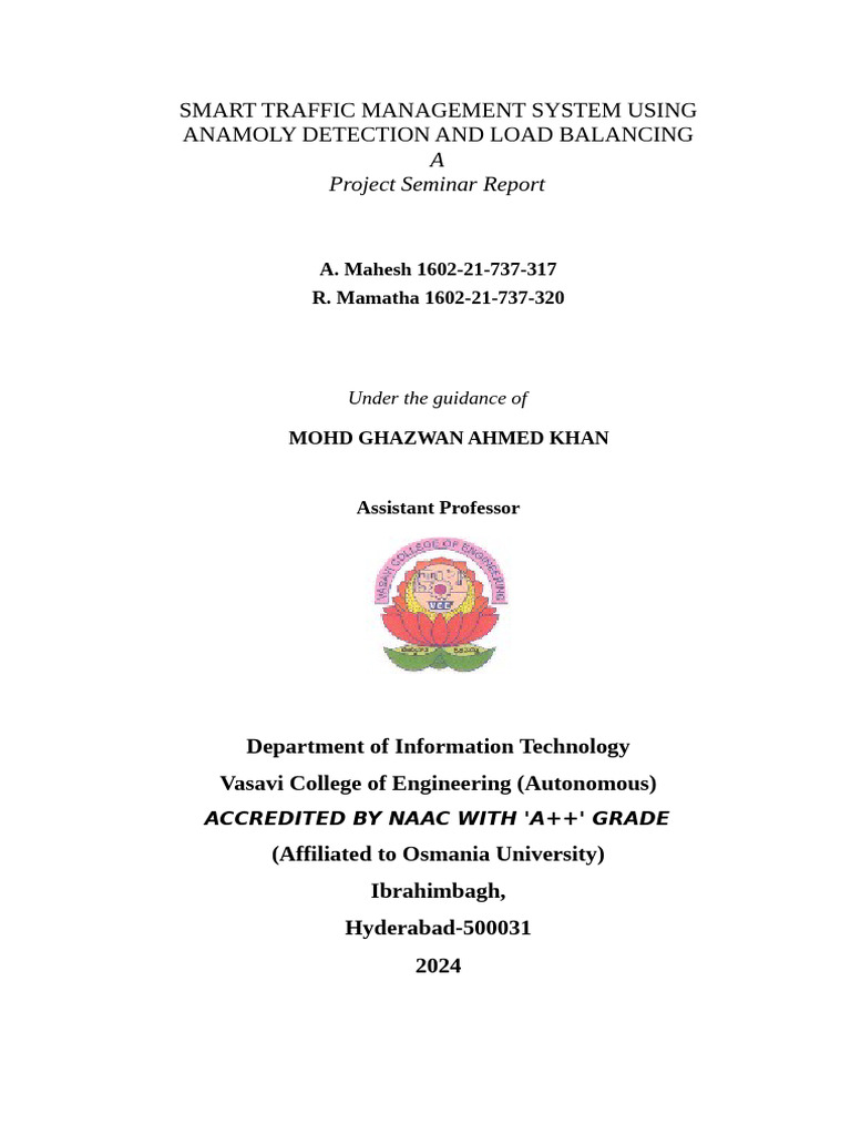 Smart Traffic Management New | PDF | Simulation | Machine Learning