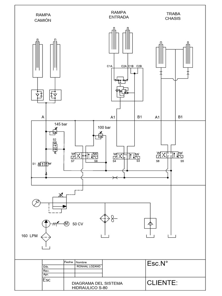 PLANO HIDRAULICO - 1-Modelo | PDF