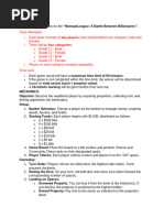 Insane Monopoly - Pyramid Scheme Rulebook | PDF | Dice