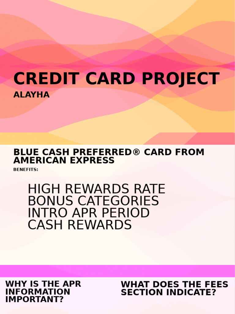 Credit Card Project | PDF